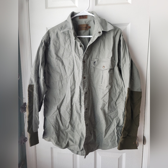 Browning | Shirts | Vintage Browning Mens L Super Naturals Snap Up ...
